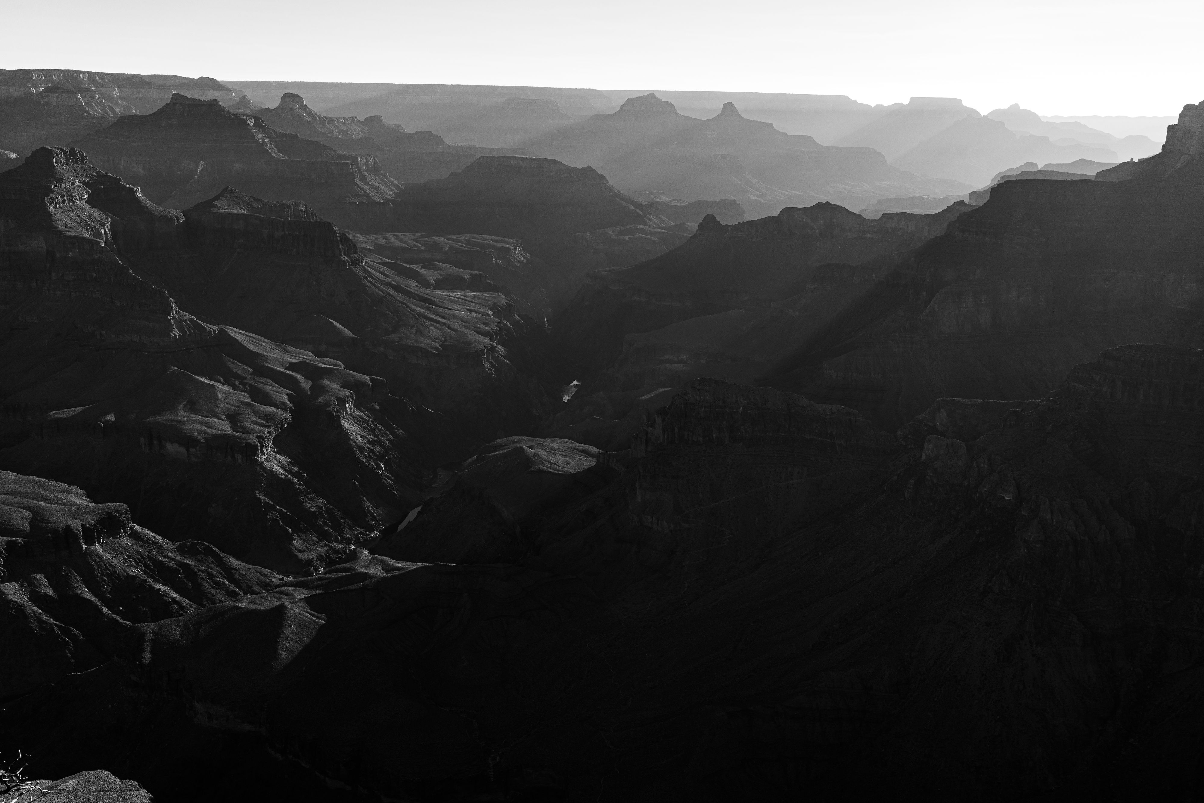 2020 October Sunset Light in the Grand Canyon from Yuma Point